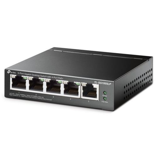 TP-Link TL-SG1005LP Svič 10/100/1000 sa 5 portova i 4xPoE portova