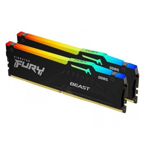 Kingston FURY Beast RGB RAM DIMM DDR5 16GB (2x8GB) 5600MHz
