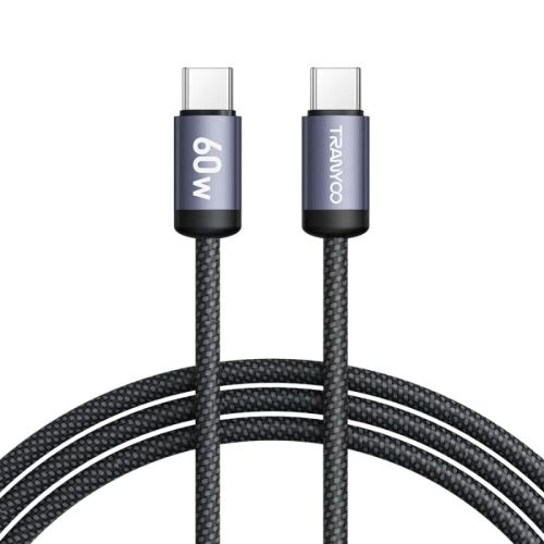 TRANYOO kabl T-P21 ojačan metalni Type C na Type C 60W