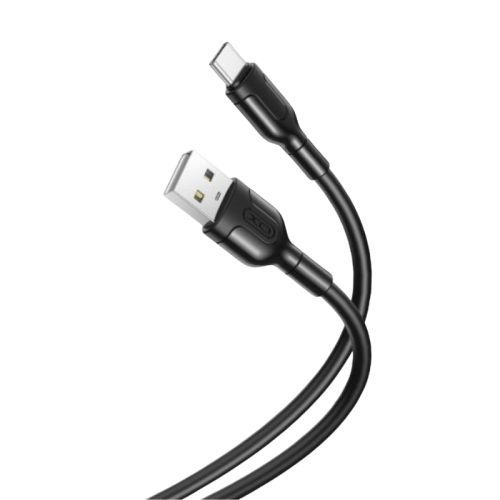 XO Kabl USB-A na USB-C NB212, 2.1A, 1m, Crni