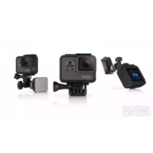 Nosač za kameru GOPRO - Prednji montirani na kacigu (crna)