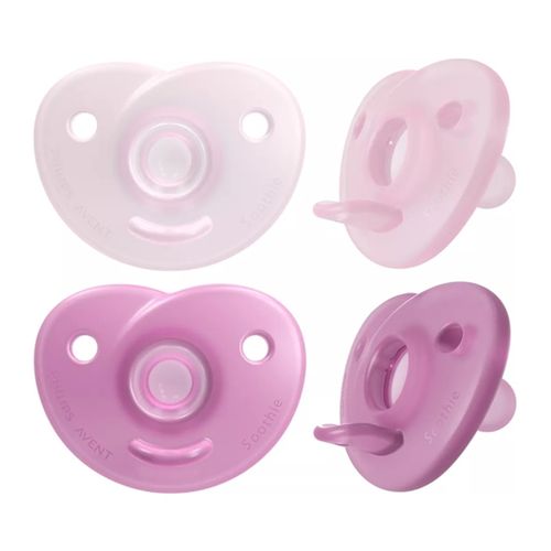 Avent Varalica Soothie 0-6M (2Kom) - Pink/L.Pink