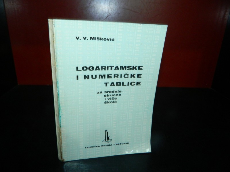 Logaritamske i numeričke tablice, Mišković