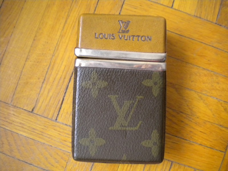 LV Louis Vuitton cigarette box, hard case