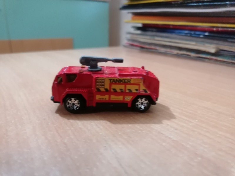 EMERGENCY SERVICES TANKER MOTOR CAR TOY