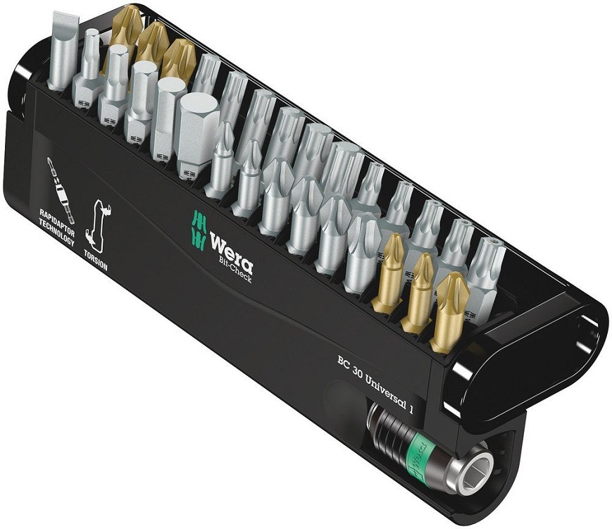 Wera Bit-Check 30 Universal set bitova, 30 komada, 05056440001