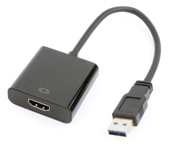 Gembird VIDEO Adapter 4K USB3.0 to HDMI, M/F, Cable, Black, A-USB3-HDMI-02
