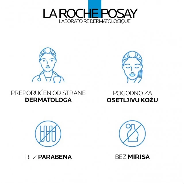LA ROCHE-POSAY LIPIKAR GEL LAVANT UMIRUJUĆI I ZAŠTITNI GEL ZA TUŠIRANJE BEBA, DECE I ODRASLIH, ZA SUVU KOŽU 400ML