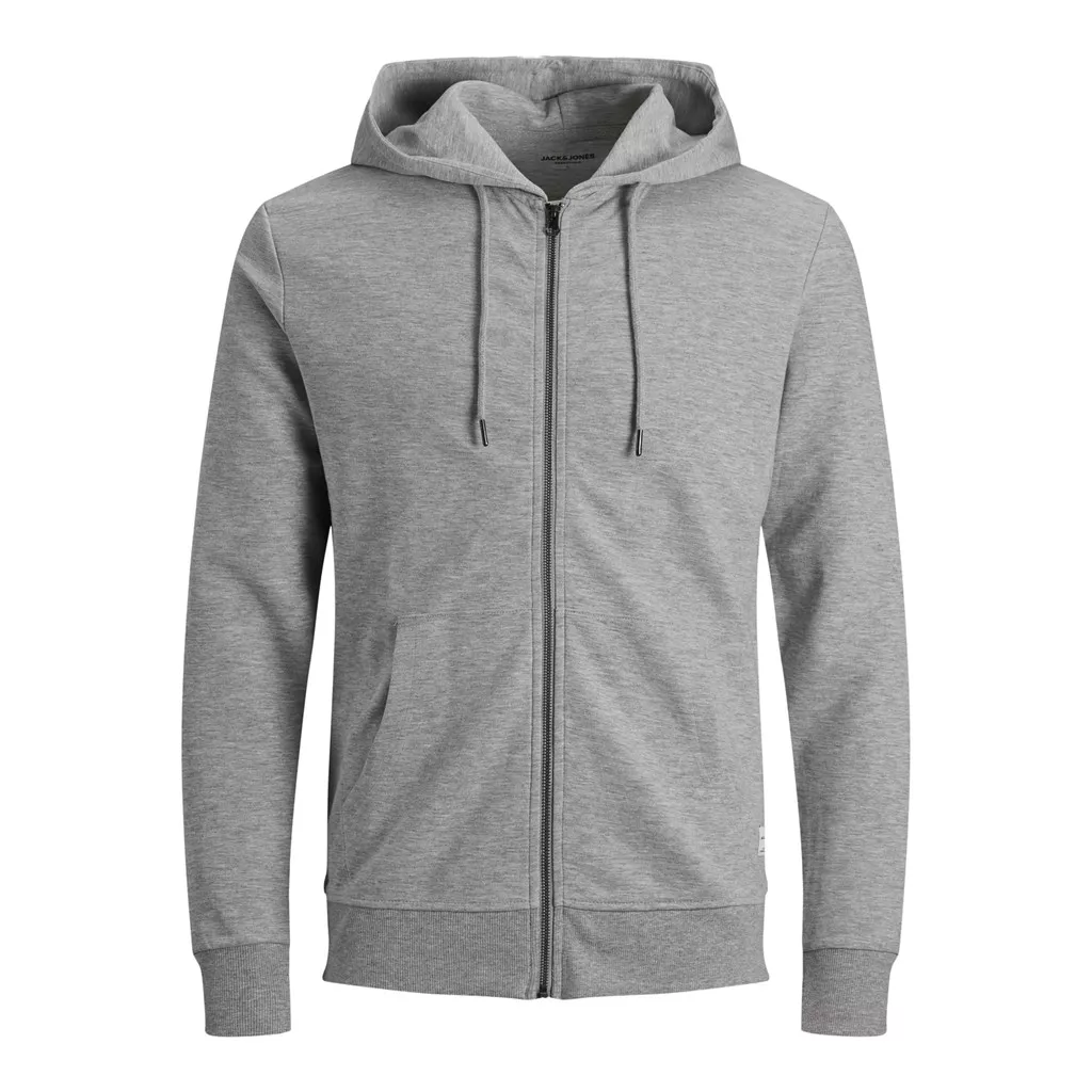 J&J Sivi Muški Duks JJEBASIC SWEAT ZIP