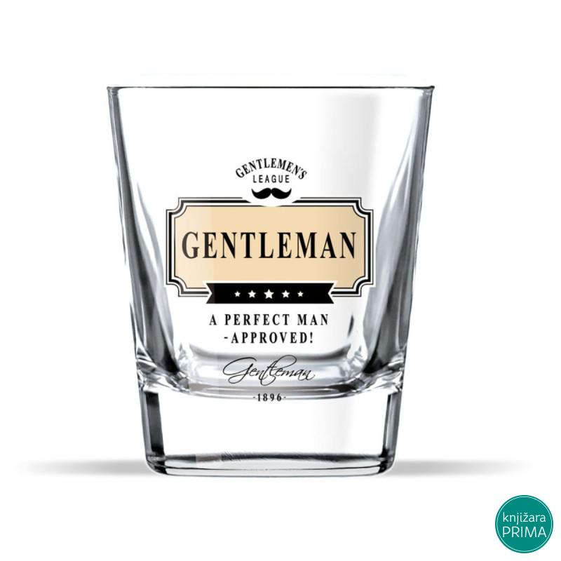 Čaša za viski GENTLEMAN A perfect man - approved