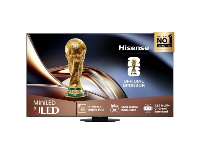Hisense 55U8Q Smart ULED MiniLED TV 55" 4K Ultra HD DVB-T2