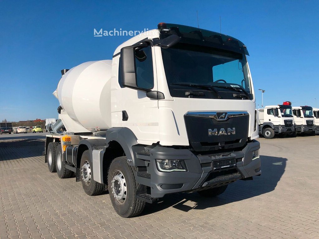Novi MAN TGS 35.480 8X4 GSR FML 10 M3 kamion s mešalicom za beton