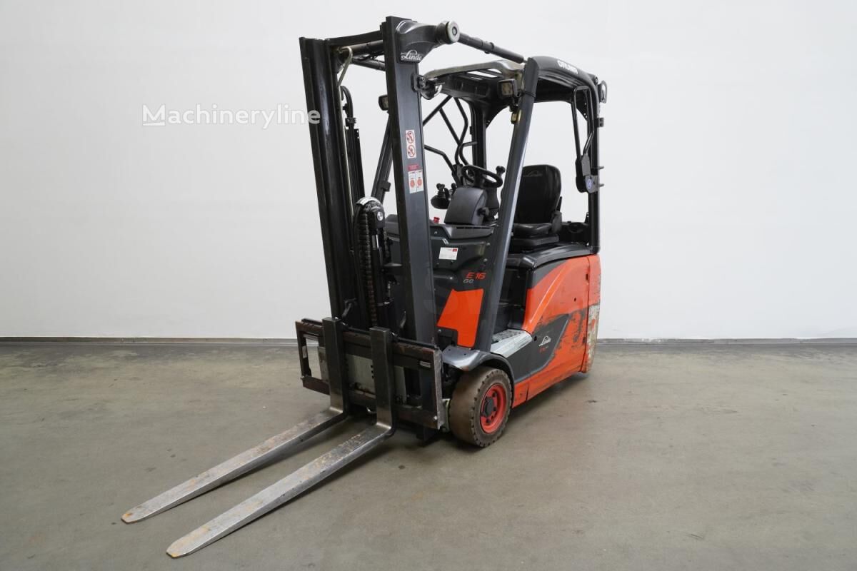 Linde E 16 H EVO 386-02 električni viljuškar