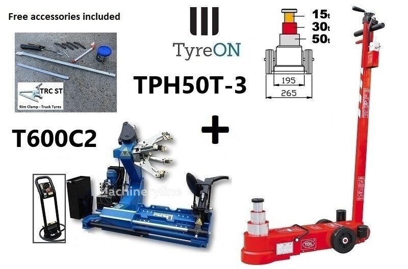 Novi TyreON T600C2 + TPH50T-3 menjač guma za kamione