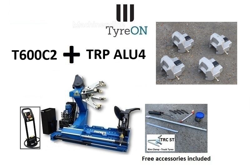 Novi TyreON 2-speed compact 26 Inch truck tyre changer + 4 aluminium clampin demonterka