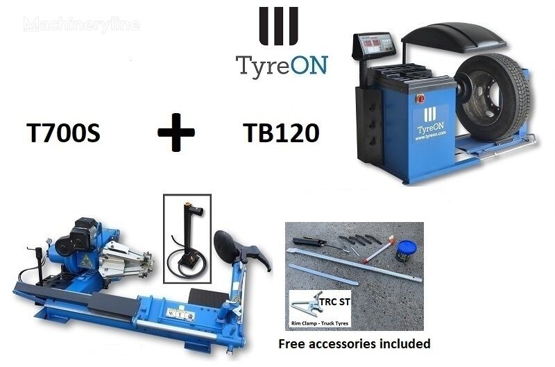 Novi TyreON 42 Inch truck tyre changer + truck wheel balancer with wheel li demonterka