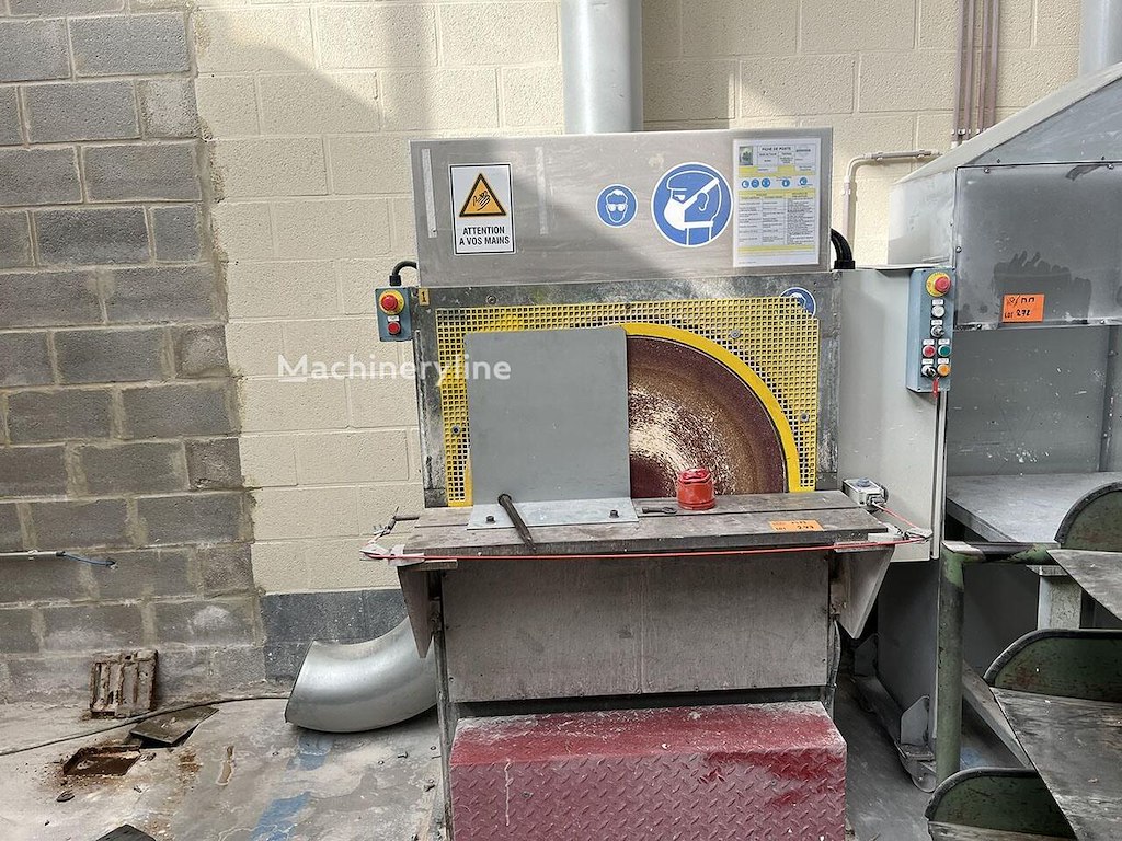 Danoflex Ø 800 mm cylindrical abrasive grinding stol za zavarivanje