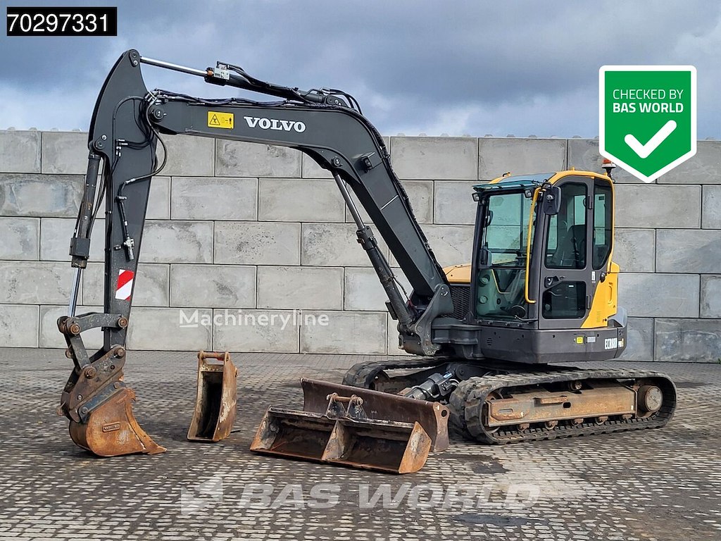 Volvo ECR88 D A/C - 3 BUCKETS mini bager