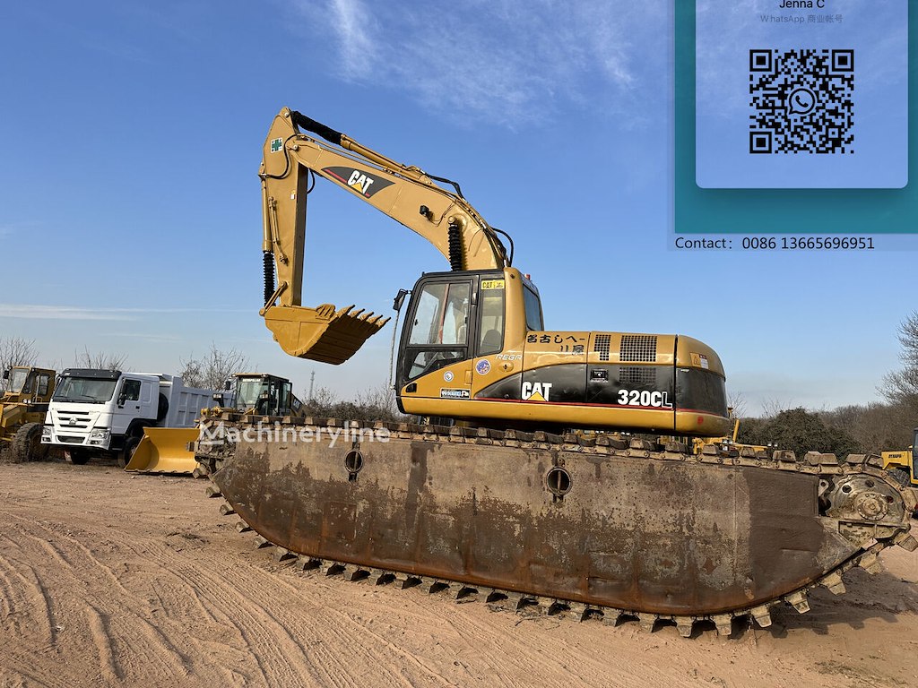 Caterpillar 320CL bager amfibija