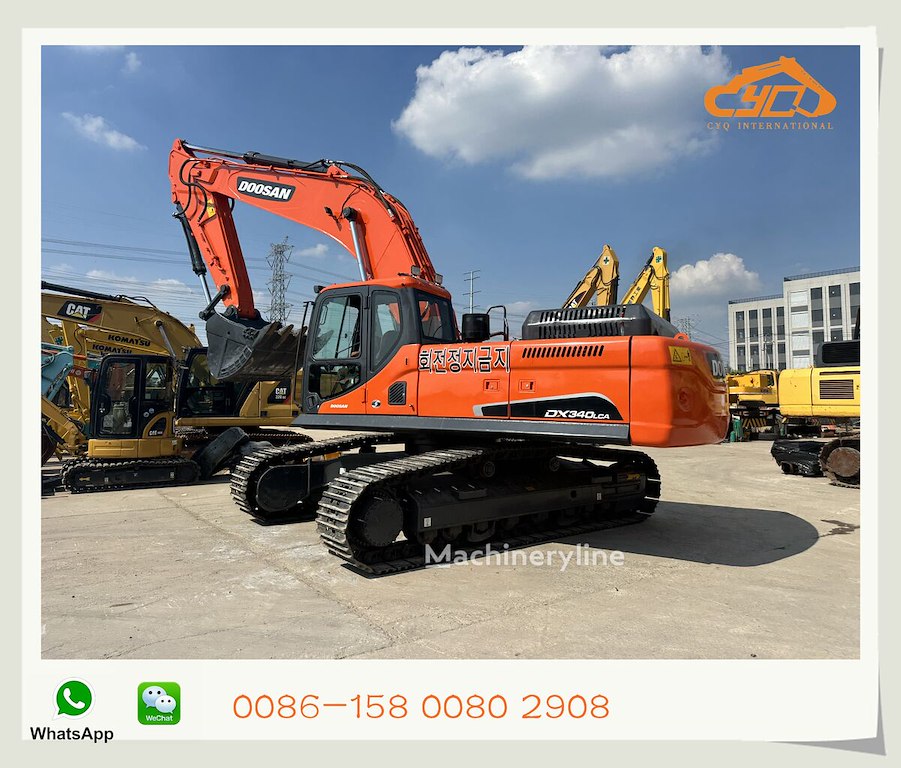 Doosan DX340LCA bager guseničar