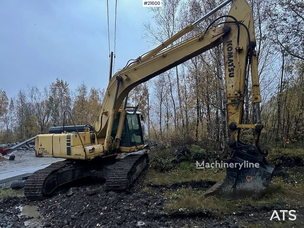 Komatsu PC240LC gravemaskin bager guseničar