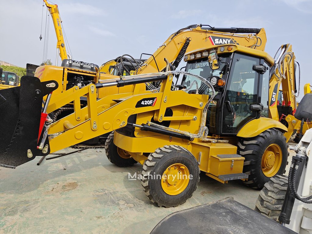 Caterpillar used cat 428f backhoe loader bager-utovarivač