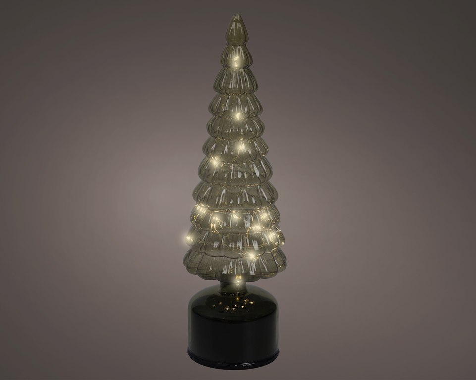 NG dekoracija - LED ROTATING TREE 35cm 489836 - Green - KMG