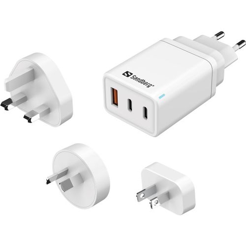 Sandberg 3u1 Putni Punjač USB-C/A 65W 441-59