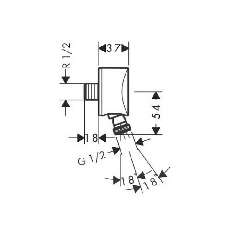 Hansgrohe UGLIĆ FIXFIT S