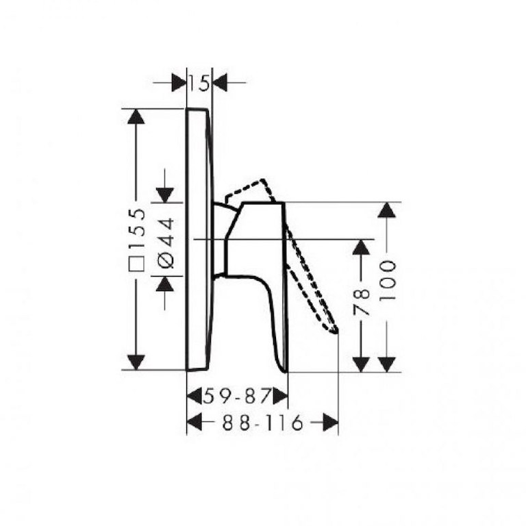 HG TALIS E MASKA BEZ PREBACIVAČA