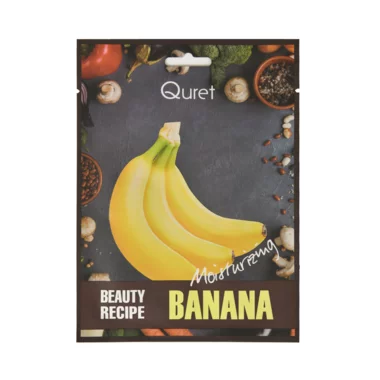 QURET Sheet maska za lice QURET Beauty Recipe banana