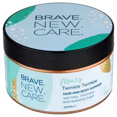 BRAVE.NEW.HAIR Losion sa šljokicama za telo i kosu - Minty Twinkle Twinkle