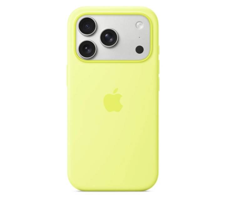 Apple Silikonska maska sa MagSafe-om za iPhone17 Pro Max - Neon Yellow