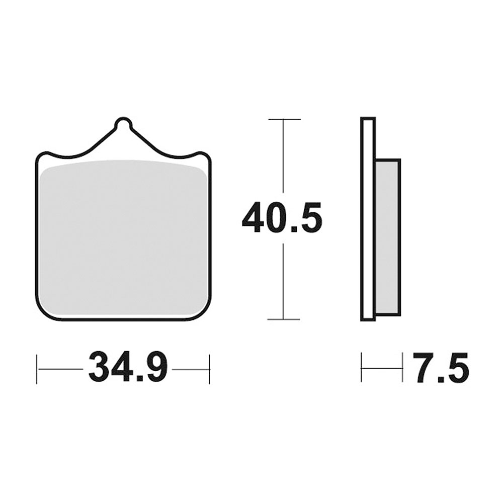 Disk pločice PERFTEC R90 S1999R ( SEMI SINTER )