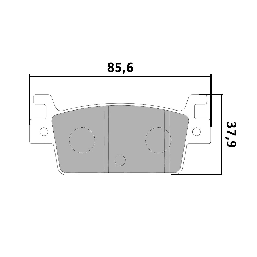Disk pločice PERFTEC R90 S9233R ( SEMI SINTER )