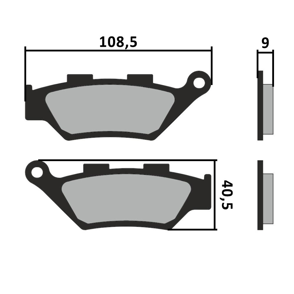 Disk pločice PERFTEC R90 S9214NR ( SINTER )