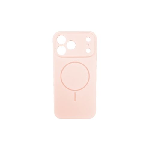 Silikonska futrola Magsafe LUX Iphone 17 PRO PUDER ROZE