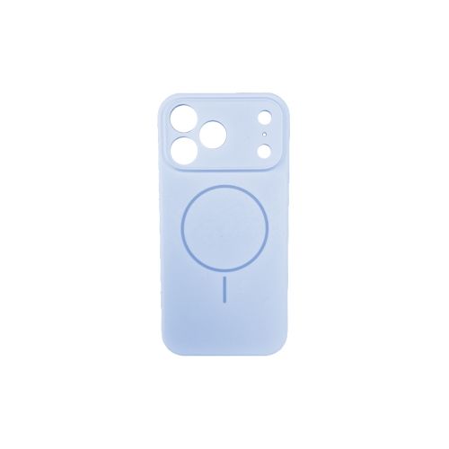 Silikonska futrola Magsafe LUX Iphone 17 PRO MAX BEBI PLAVA