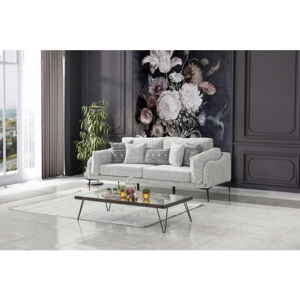 ATELIER DEL SOFA Trosed Mia, siva