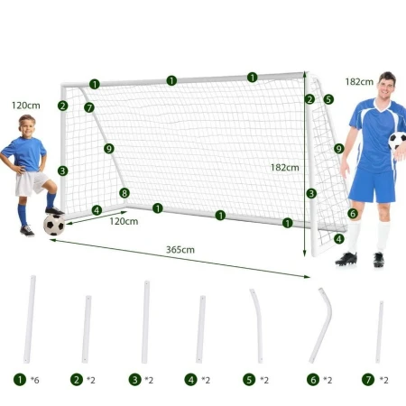 Gol za fudbal PVC 370x182cm ( 1690 )
