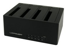 HDD DOCKING LC-DOCK-U3-4B USB3.0/eSATA 4x HDD/SSD Black