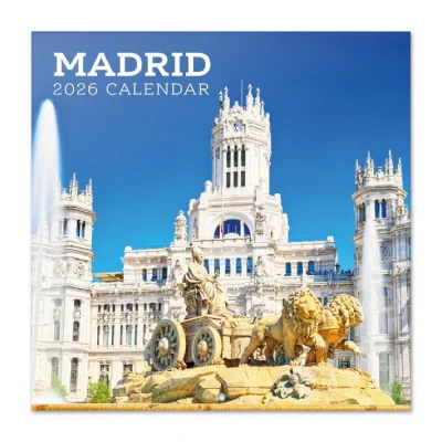 Zidni kalendar 2026 - Madrid, 30x30 cm