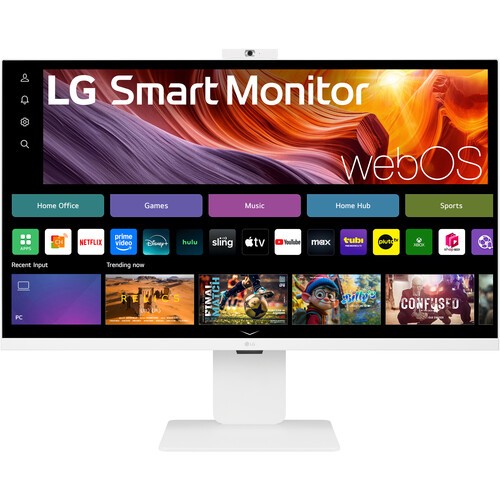 LG 31.5″ 4K UHD IPS 32U850SA-W webOS Smart Monitor,
