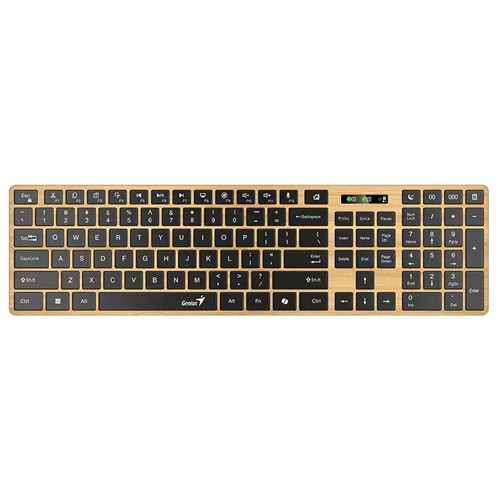 Genius Slimstar 7250BT Copilot AI Bluetooth bežična tastatura USB, US