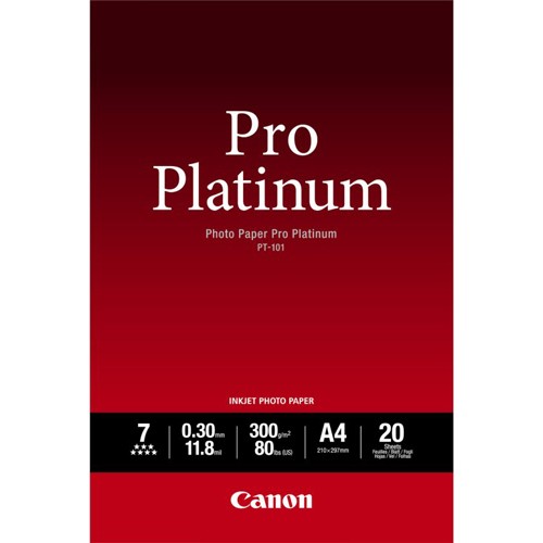 Canon PT-101 Pro Platinum Foto papir A2 ukupno 20 listova | 2768B067