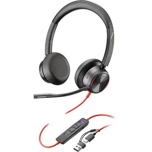 HP Poly Blackwire 8225 Stereo Microsoft Teams USB-C slušalice | 8X225AA