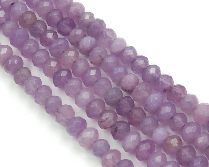 KAM_CANDY JADE (04) 3X4MM VIOLET – FACETOVANE RONDELE (30KOM)