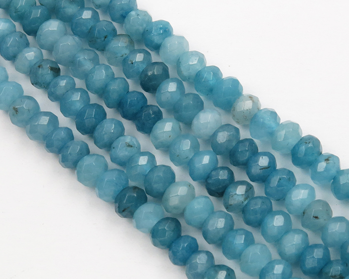 KAM_CANDY JADE (06) 3X4MM AQUA BLUE – FACETOVANE RONDELE (30KOM)