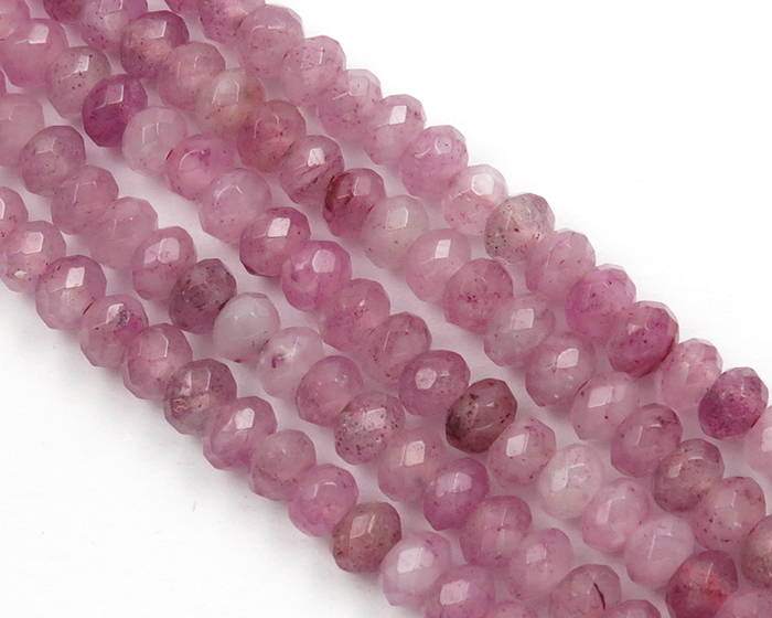 KAM_CANDY JADE (08) 3X4MM ROSE – FACETOVANE RONDELE (30KOM)