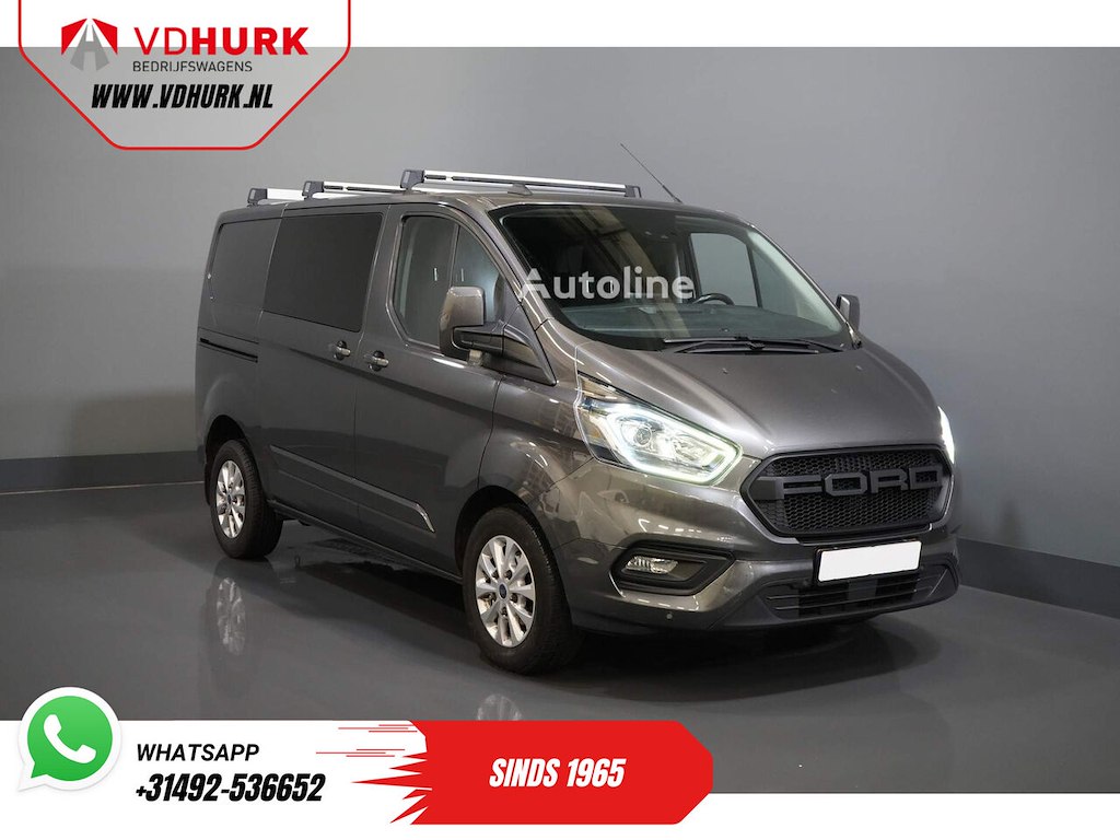Ford Transit Custom 2.0 TDCI 130 pk Aut. DC Dubbel Cabine Limited 2x minibus furgon